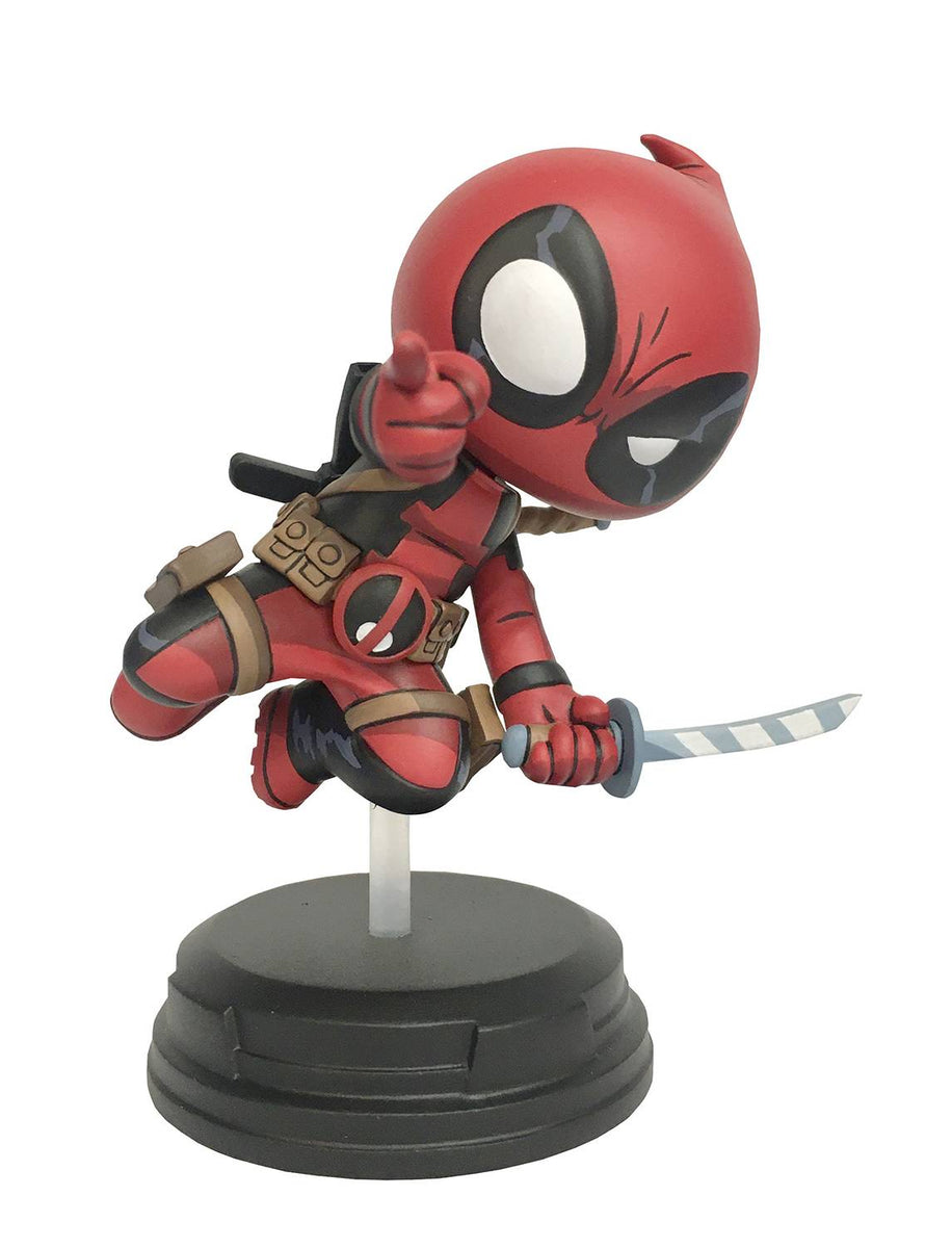 Marvel Animated Deadpool Jumping Statue – Comic-Kazi