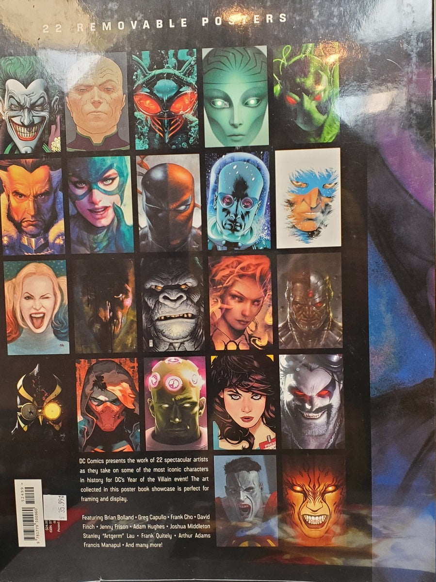 DC Poster Portfolio Complete Year Of The Villain Poster Variants ...